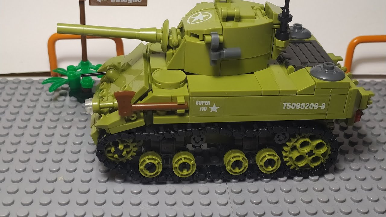 Lego обозреватель #79 лего M3 Stuart от компании sluban - YouTube
