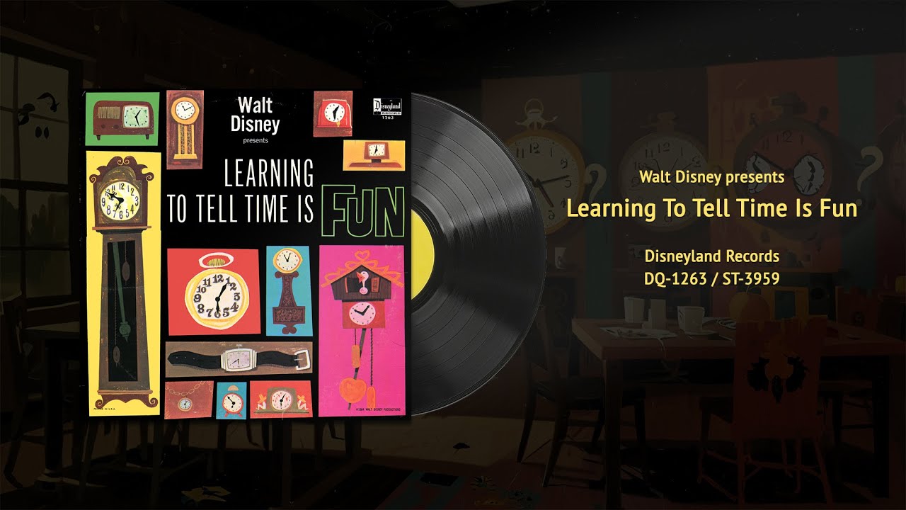 Walt Disney's Learning to Tell Time is Fun (DQ-1263) | Vintage Disney ...