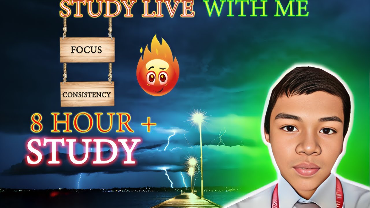 🔴Study With Me || Get Productivity || Stream 7|| 10 HOURS STUDY ...