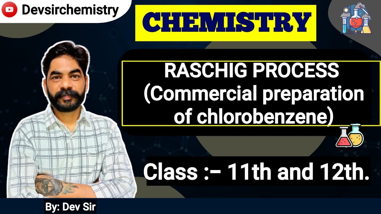 RASCHIG PROCESS | Commercial preparation of chlorobenzene | Dev Sir ...