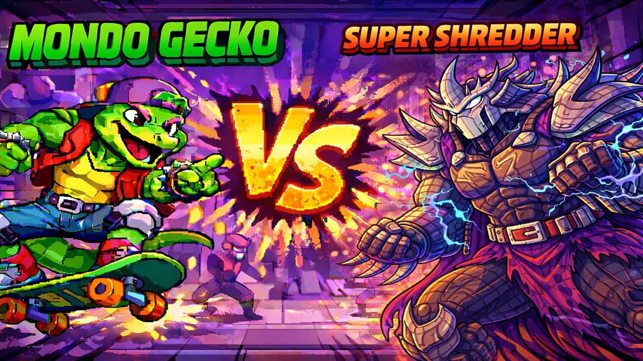 TMNT: SHREDDER'S REVENGE (SUPER SHREDDER FIGHT) (MONDO GECKO) - YouTube