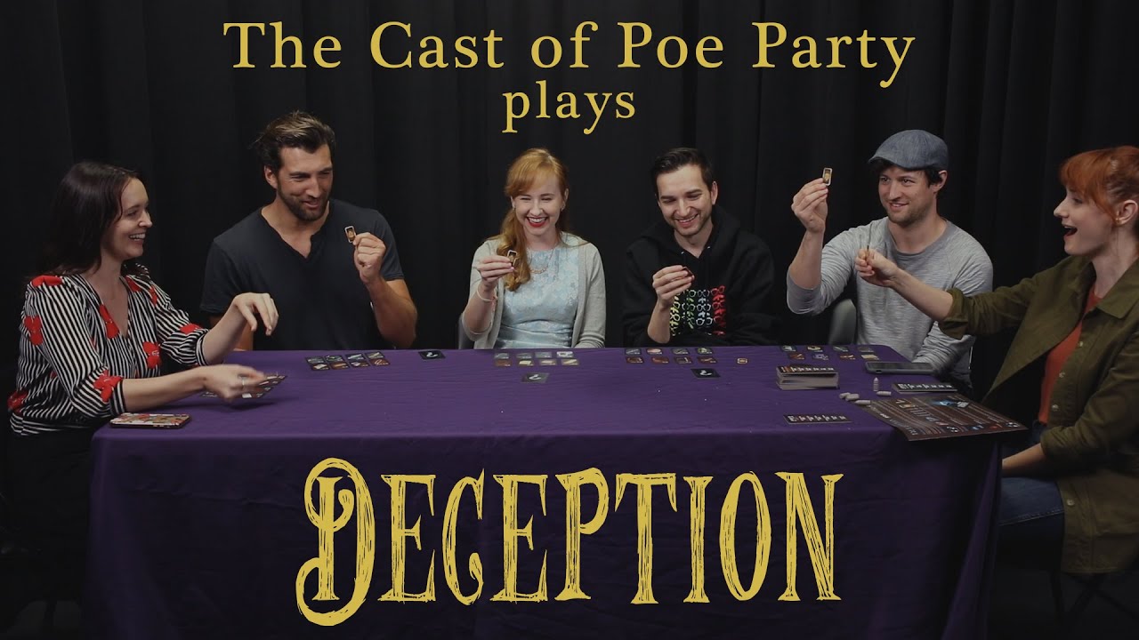 The Poe Party Cast Plays Deception! - YouTube