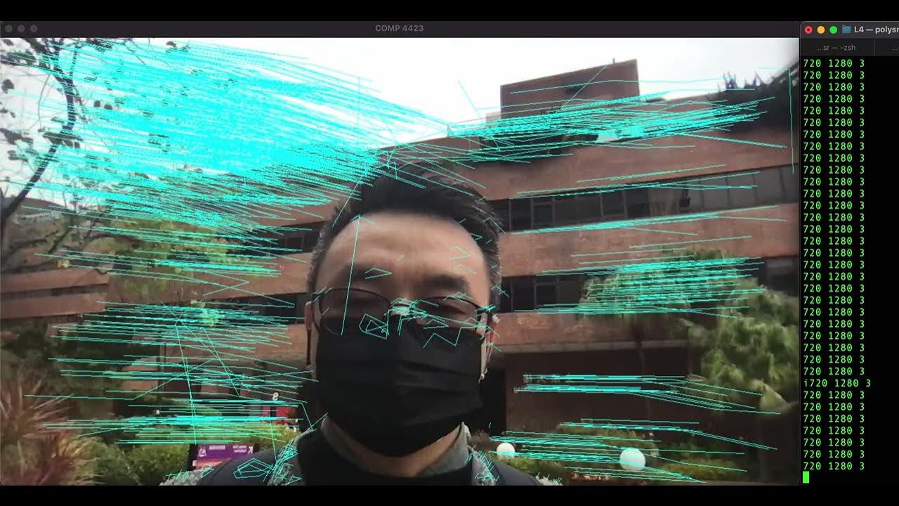 Demo: Keypoint extraction and tracking for Lecture 4 - COMP 4423 - YouTube