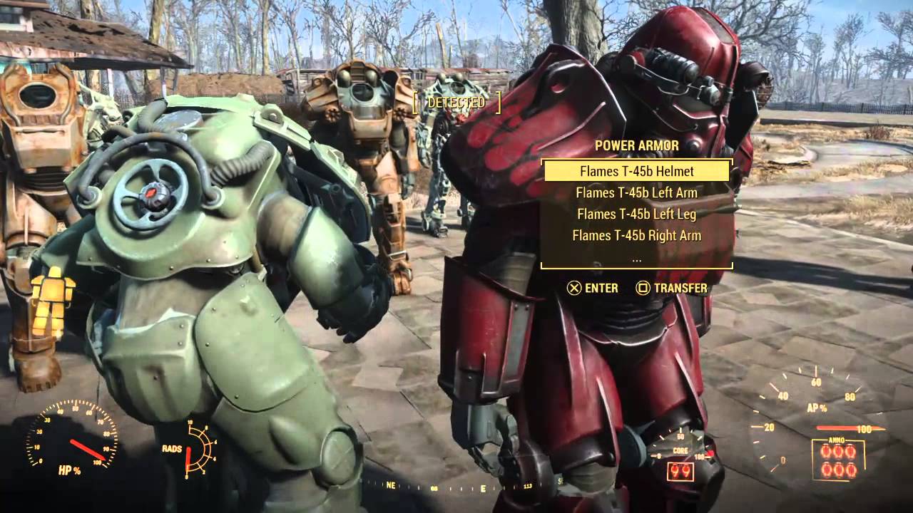 Power Armor with Stealth Boy Modification Impressions - Fallout 4 - YouTube
