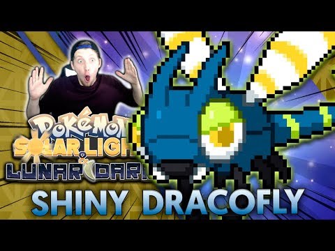 OMG BUG DRAGON! SHINY DRACOFLY REACTION!! ✪ Pokémon Solar Light & Lunar Dark SHINY! #22