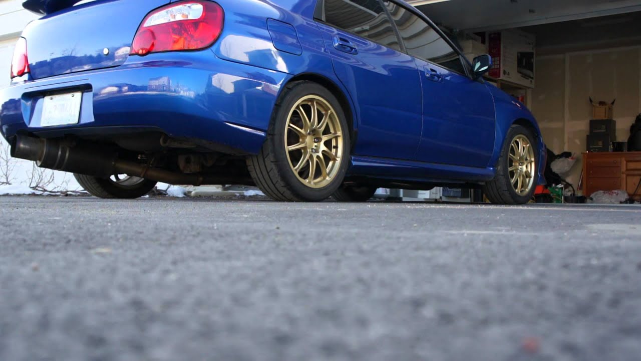 subaru WRX 2 step w/ electric cutout hks exhaust - YouTube