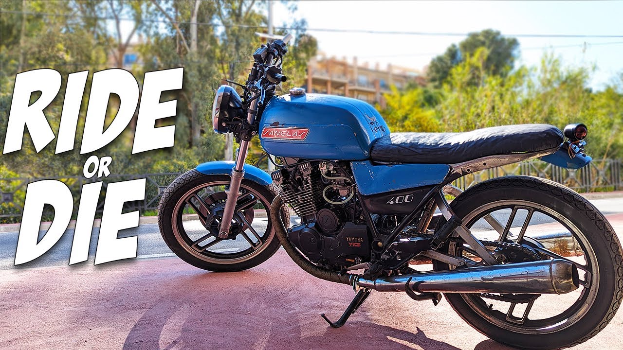 First start! Cheap Cafe Racer / Yamaha XS400 - YouTube