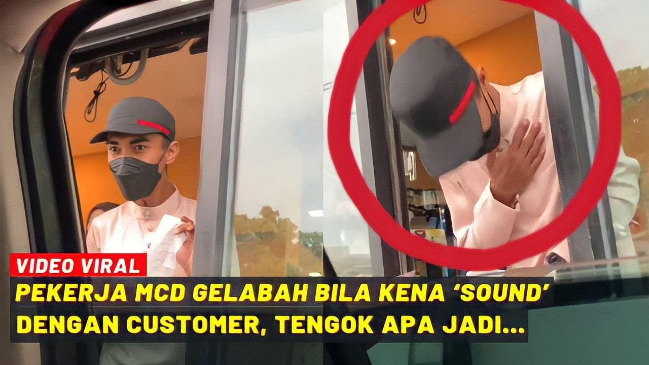 PEKERJA MCD GELABAH BILA KENA 'SOUND' DENGAN CUSTOMER, TENGOK APA JADI ...