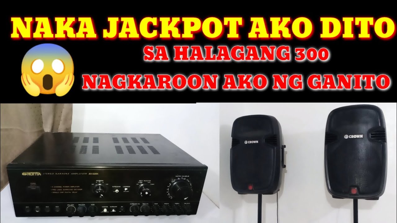 HONTA AMPLIFIER AV-520H - YouTube