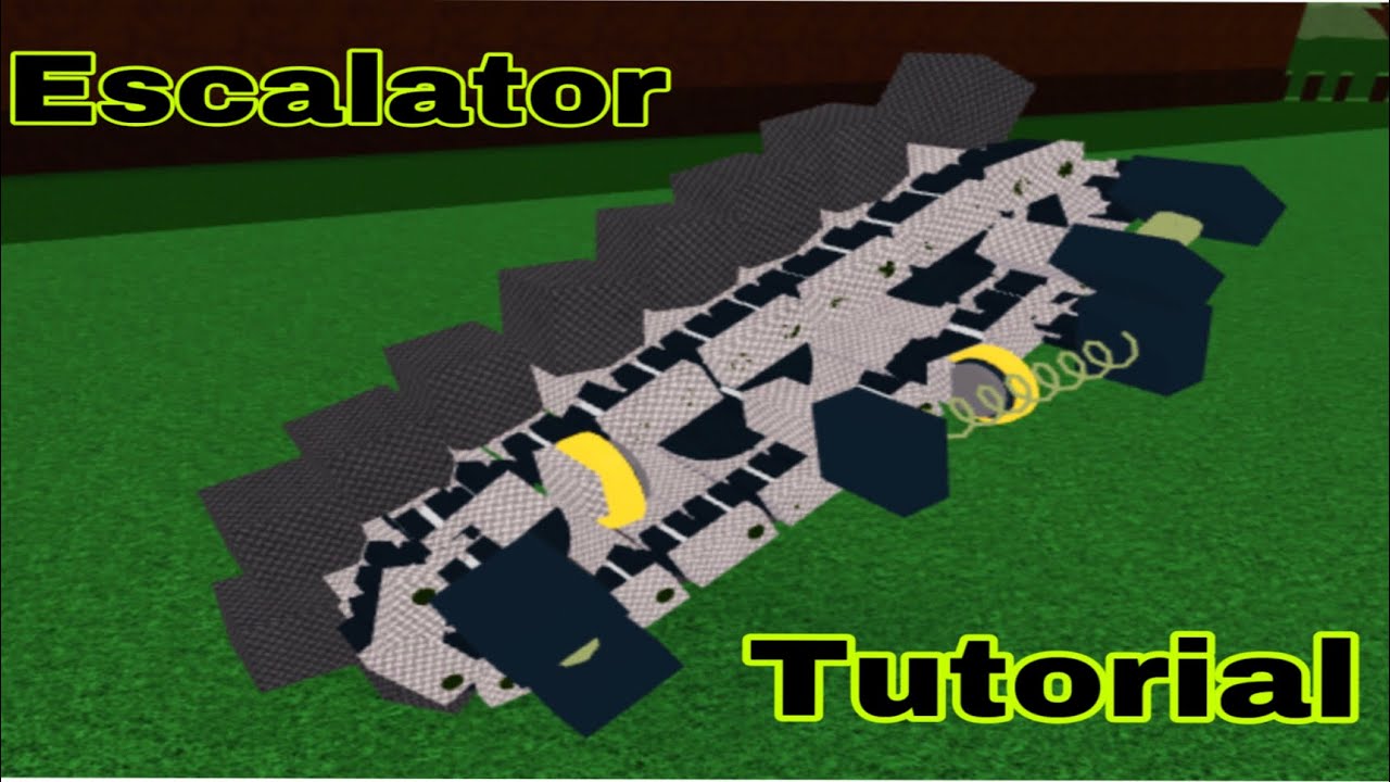 How to build a working escalator | Build A Boat For Treasure - YouTube