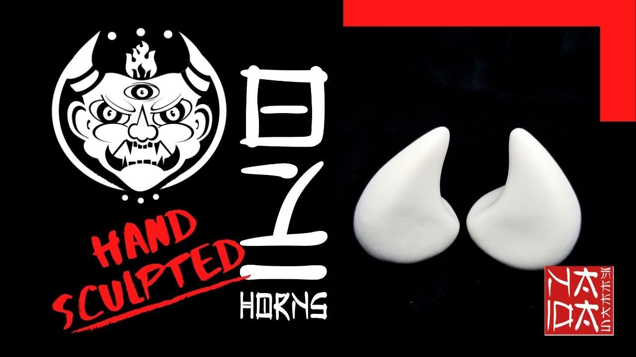 Hand Sculpted Clay Horns - YouTube