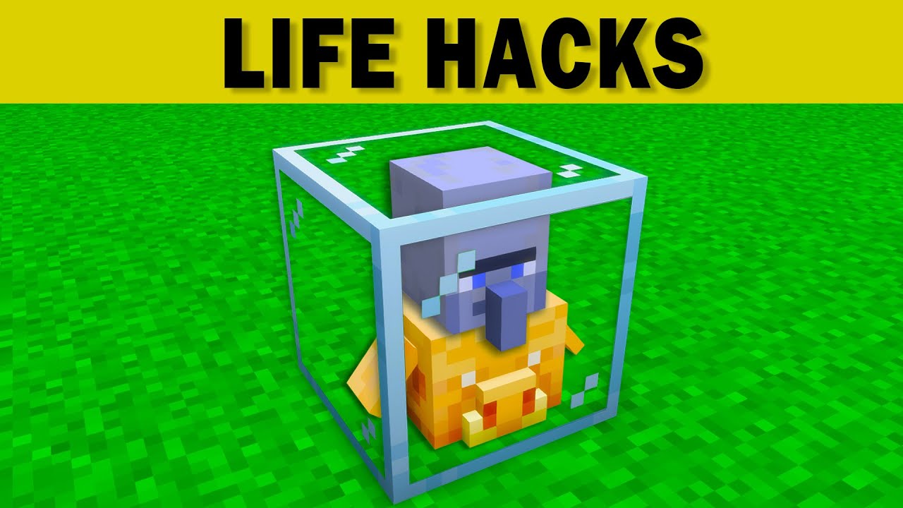 25 Essential Minecraft Life Hacks You Should To Know! - YouTube