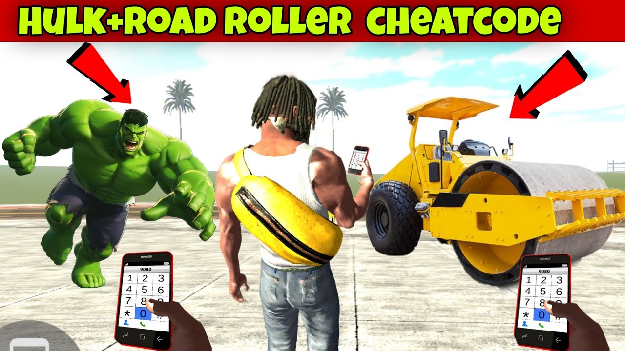 (Cyber track+Oil truck+Ambulance+Road roller cheatcode) cheatcode in Indian bike's driving 3d ...