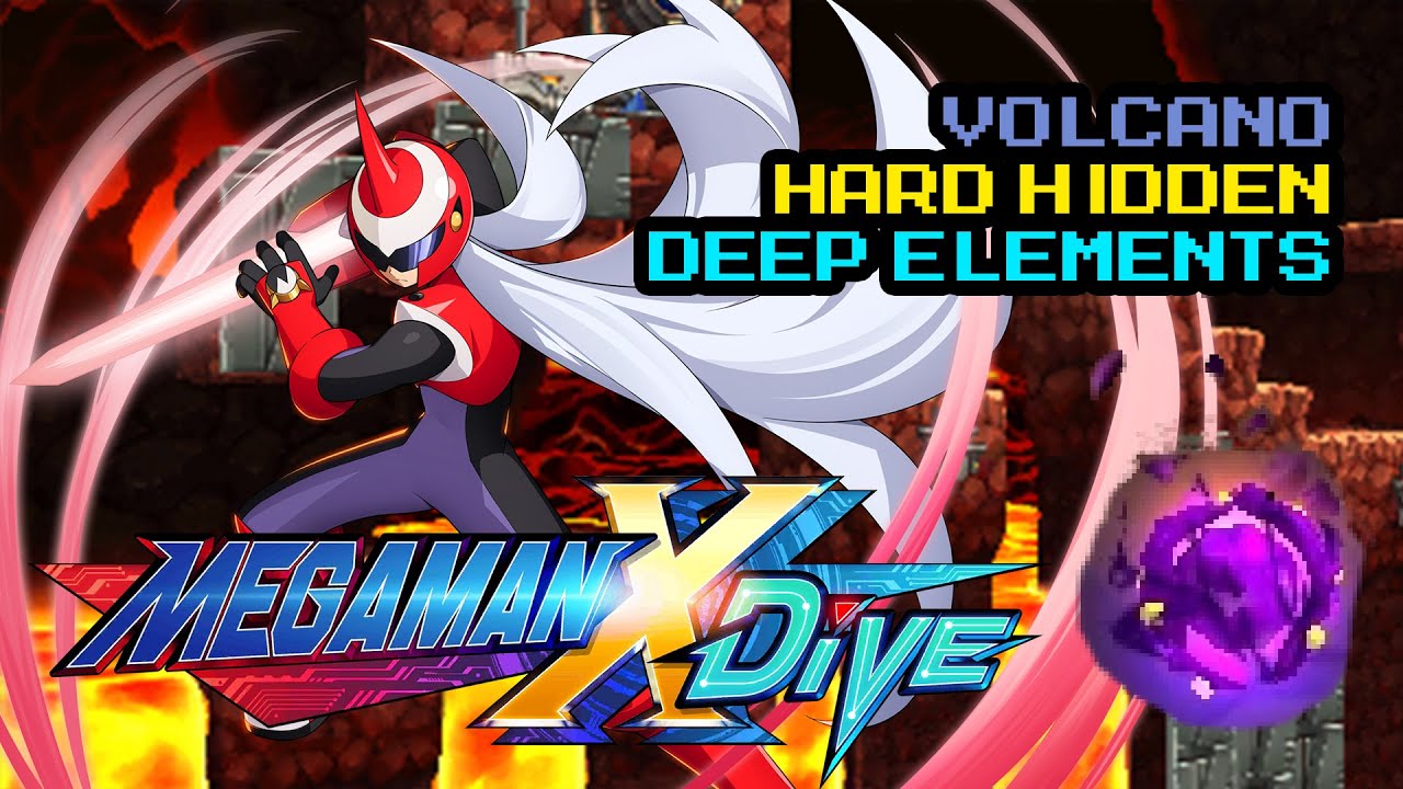 [Global] Mega Man X DiVE - All Hidden Deep Elements: Volcano (Hard ...