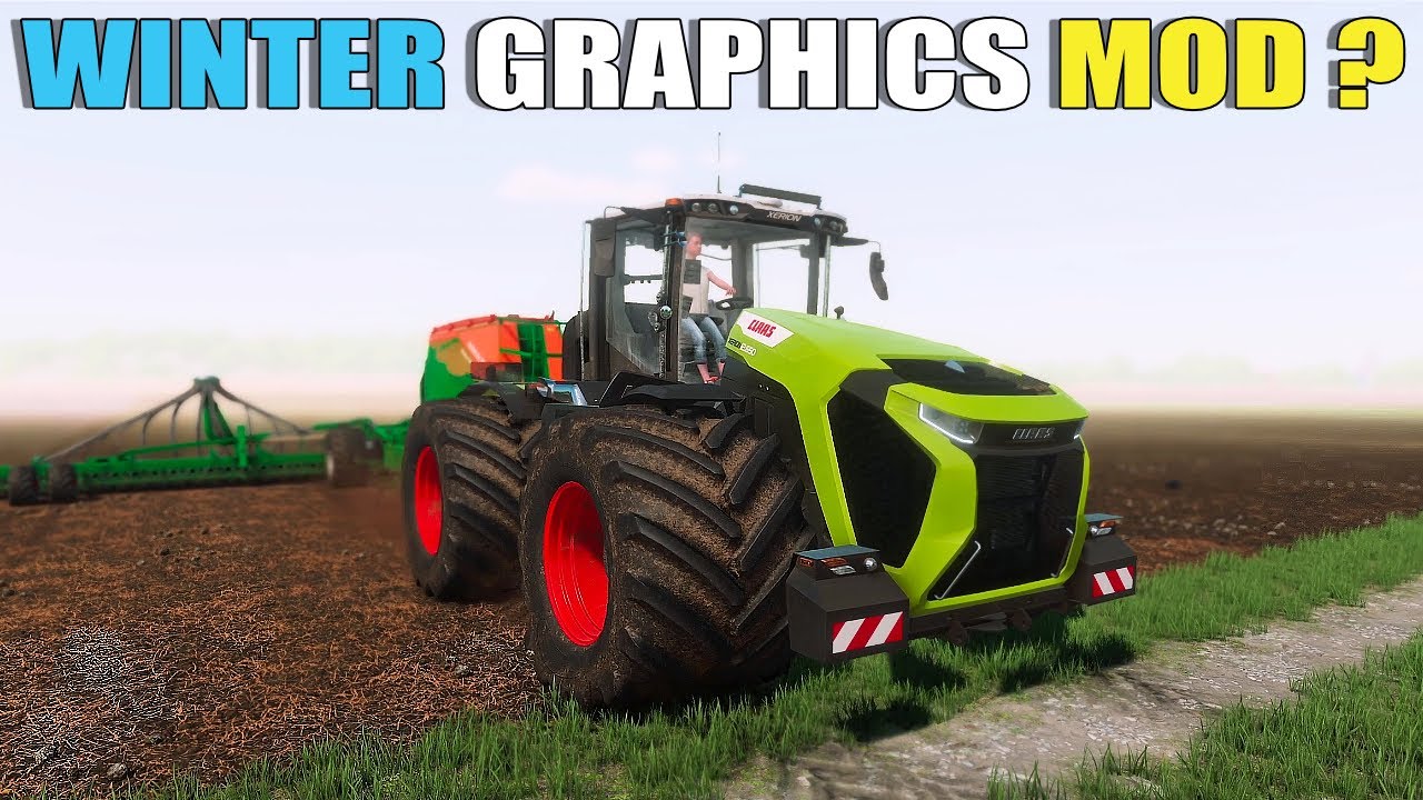 Chilling Winter Farming Experience: Claas Xerion Mod | FS22 Gameplay ...