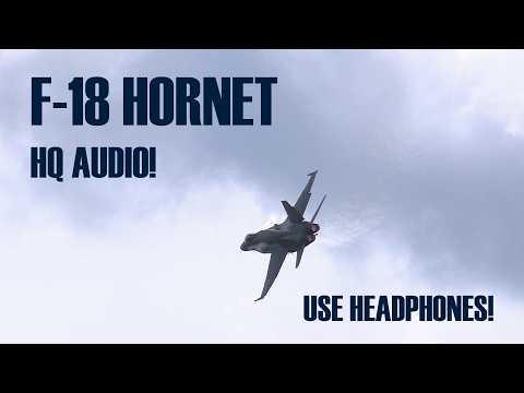 Finnish Air Force F-18 Hornet - Flygvapnet 100 År 2026 Dag 2 (HQ Audio)