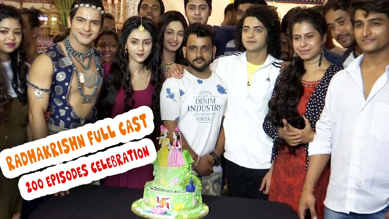 Radhakrishn Full Cast Fun Filled 200 Episodes Celebration | Telly Bytes ...
