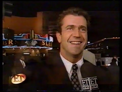 Mel Gibson 1996 ET Intervew/Ransom Premiere