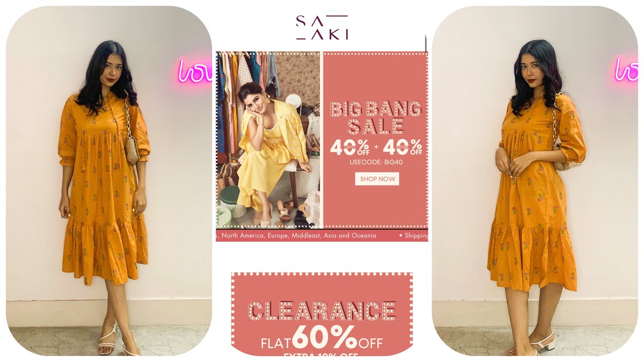 SAAKI DRESS REVIEW | SAAKI By Samantha Ruth Prabhu | - YouTube