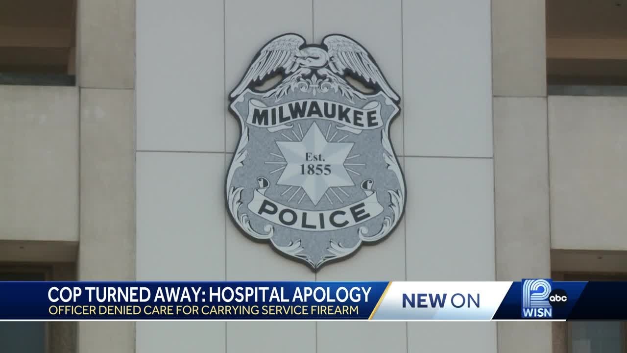 Cop turned away hospital apology - YouTube