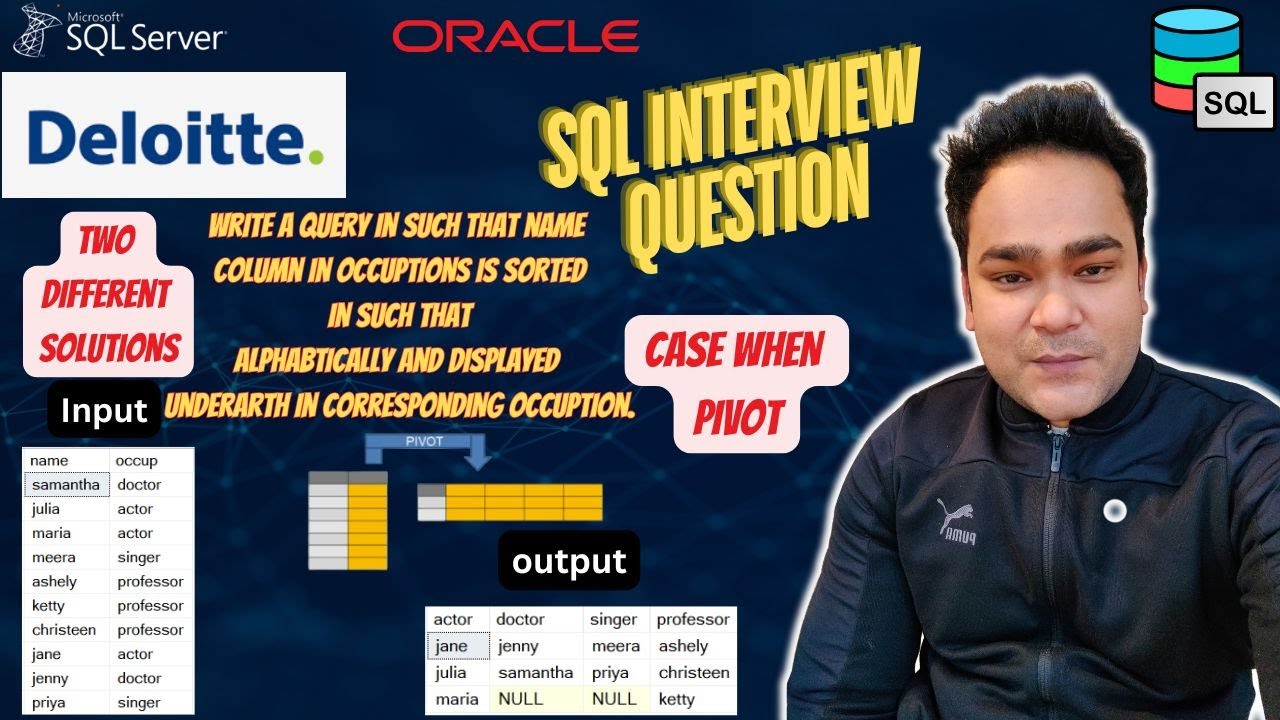 Deloitte Interview Question Sql Interview Question No 19 Daily Sql Practice Advanced Sql