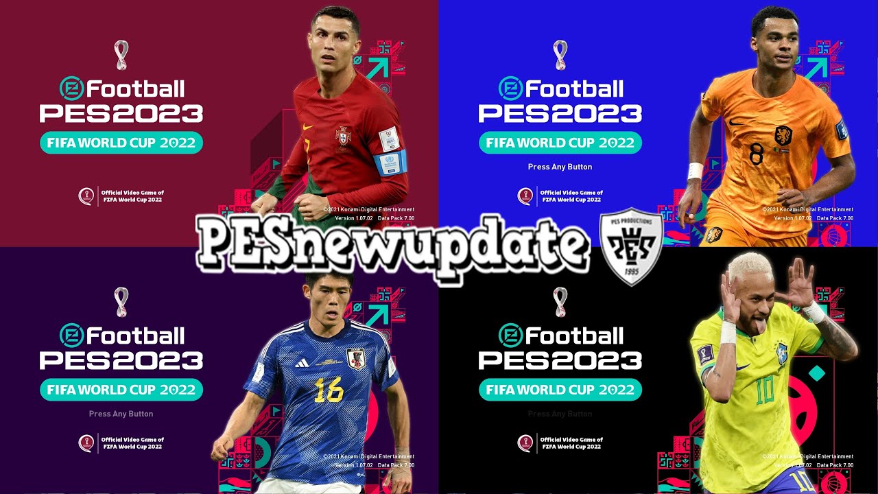 PES 2021 Menu Pack World Cup 2022 by PESNewupdate (8 Themes) - YouTube