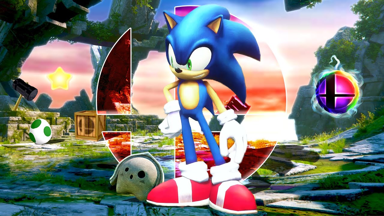 Brawl Sonic joins Sonic Frontiers - YouTube
