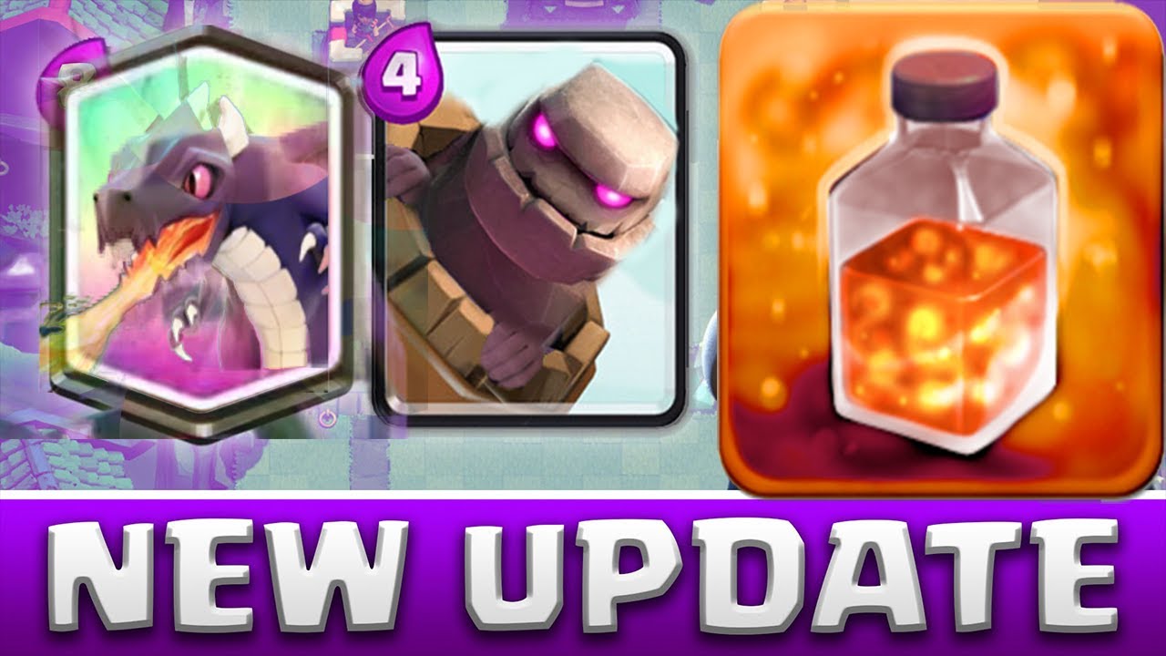 CLASH ROYALE NEW UPDATE! (ideas) | TEN NEW CARDS | INFERNO SPELL, CLOAK ...