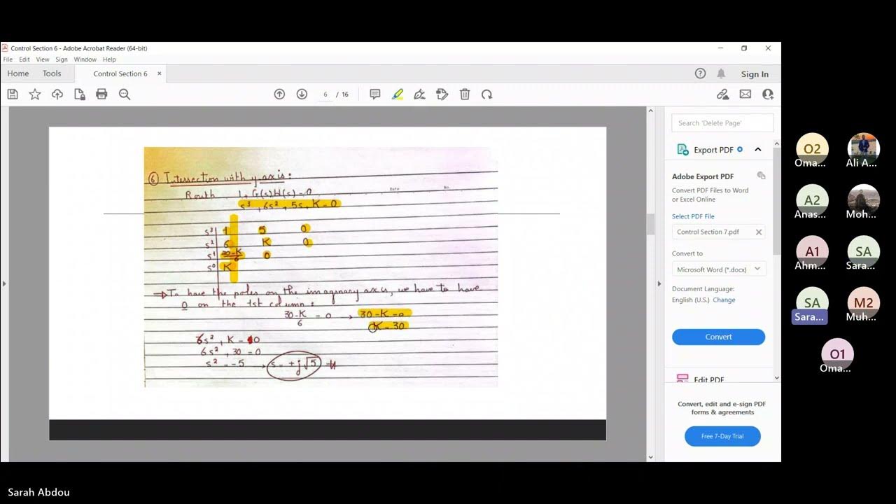 Control Engineering | Section 7 - YouTube
