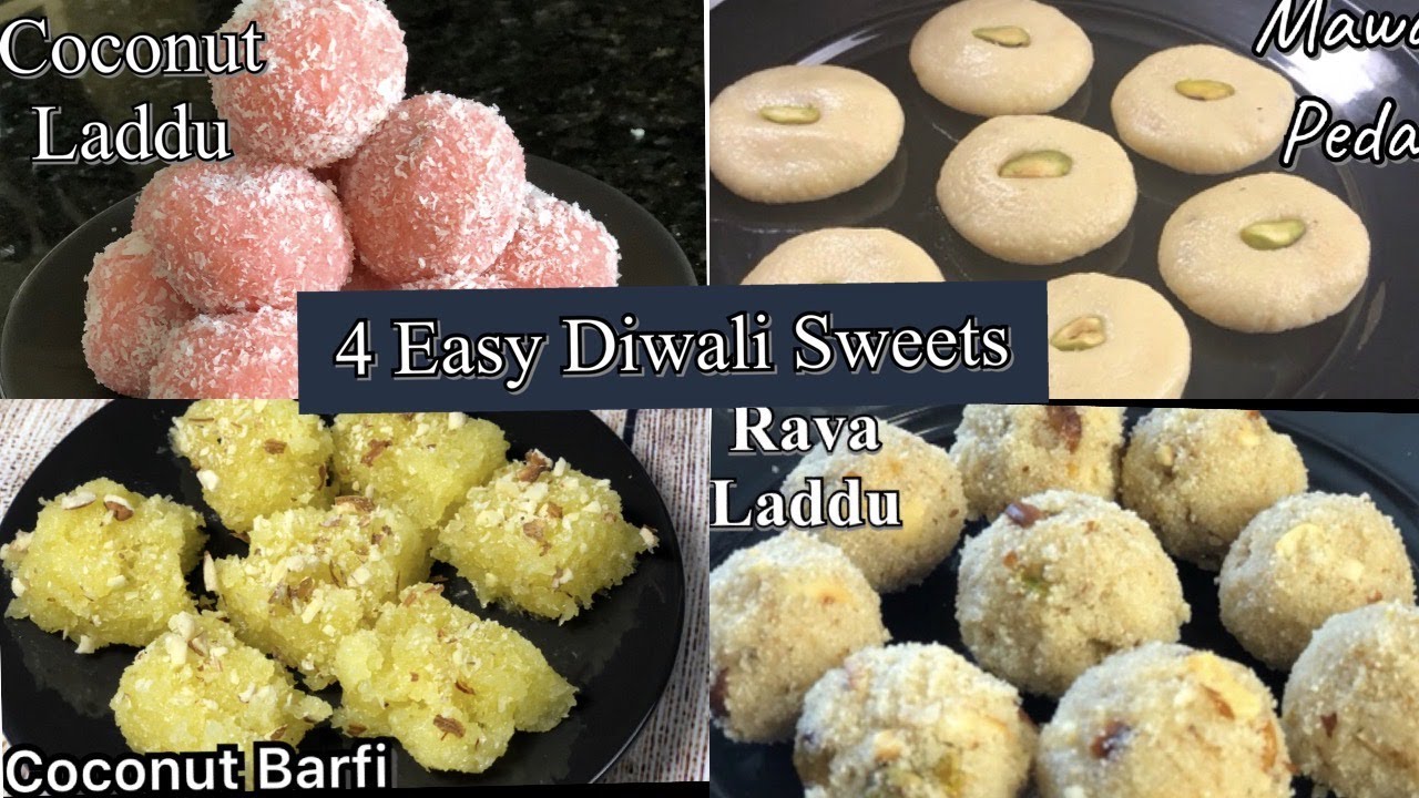 Diwali sweets recipes|Deepavali dessert recipes|Easy Diwali recipes ...