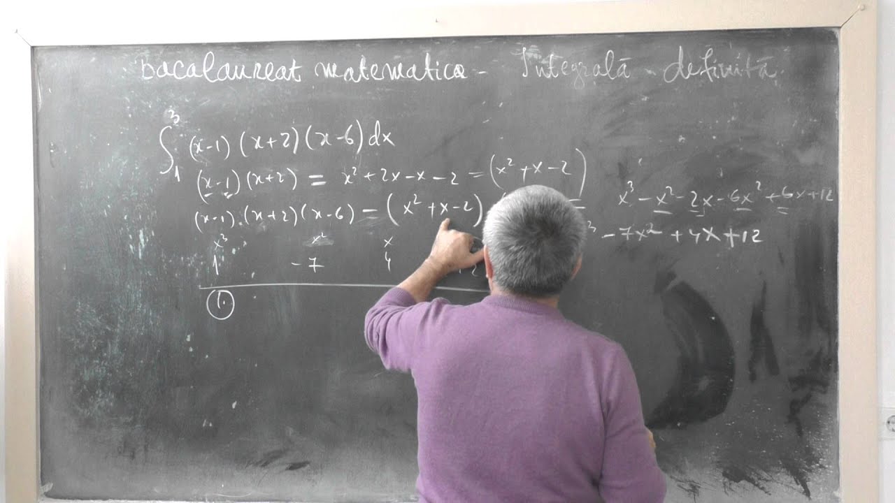 Lectia BAC 63 - Integrala definita - Schema lui Horner - YouTube