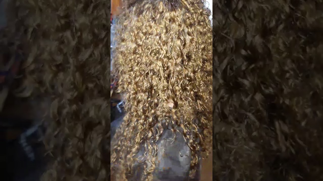 Permanente de rulos pequeños - YouTube