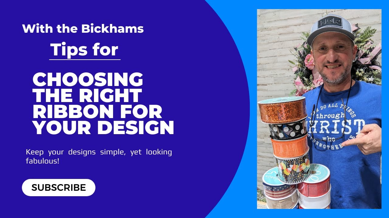 Learn how to coordinate ribbons for your bows and wreaths by choosing ...