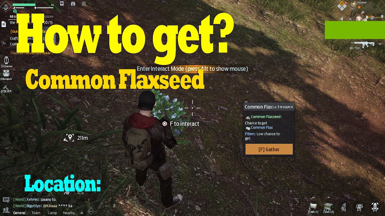 How to get Common Flaxseed in Garena Undawn - YouTube