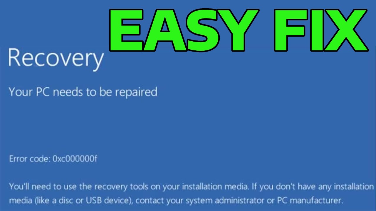 Fix Windows 11/10 Failed To Start Blue Screen of Death BSOD - YouTube