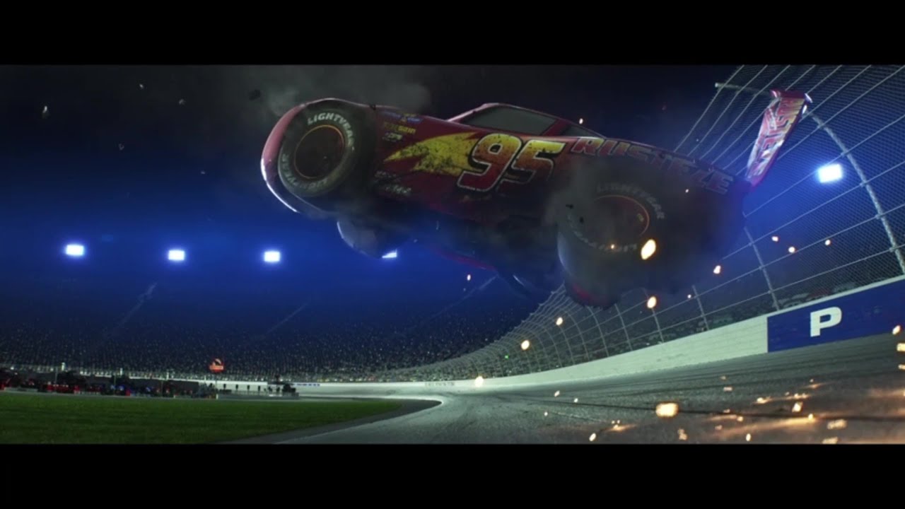 Cars 3 escena inicial en reversa - YouTube