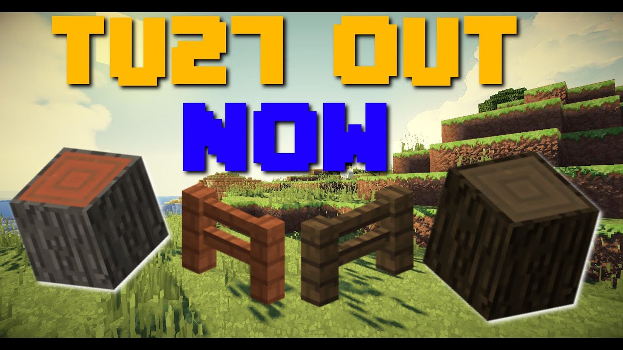 Minecraft TU27 UPDATE OUT NOW! NEW WOODS! PS4, PS3, XBoxONE, Xbox360 ...