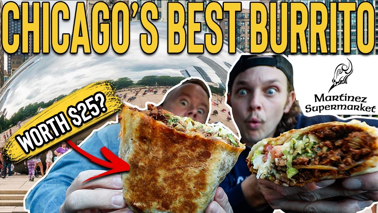 This is the BEST Burrito in Chicago | Martinez Supermarket - YouTube