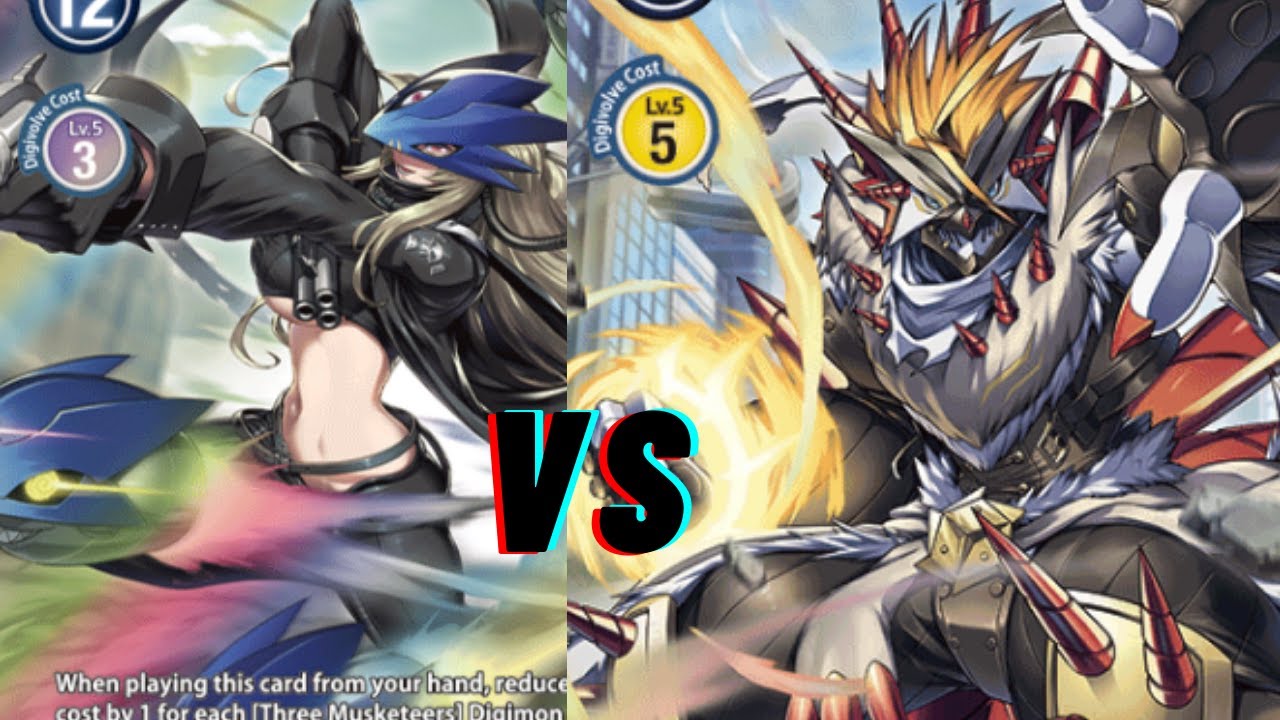 Digimon TCG - Three Musketeers vs Rasenmon [BT7 Tournament] - YouTube