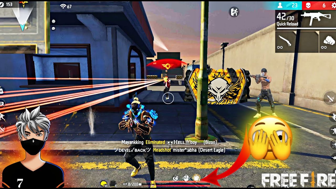 free fire training mode gameplay headshot pc RYZEN 5 5600G FREE FIRE ...