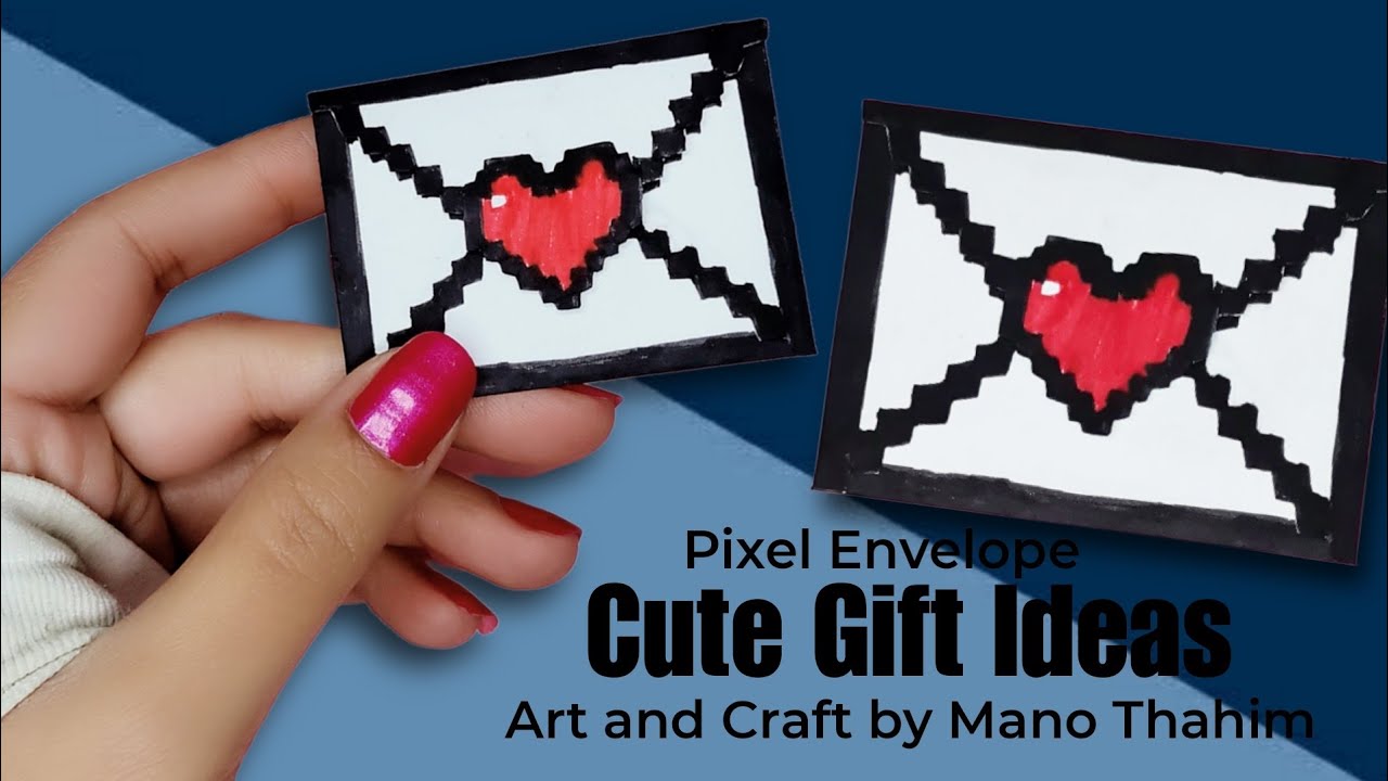 Cute Gift Ideas 🎁 | DIY Minecraft Envelope Tutorial 💌 | Paper Craft ...