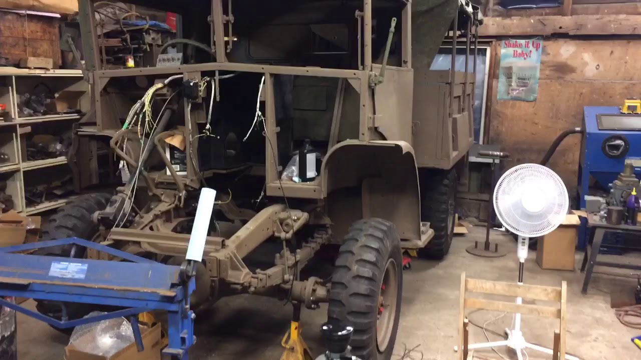 Chevy 216 for a C15a CMP truck. - YouTube