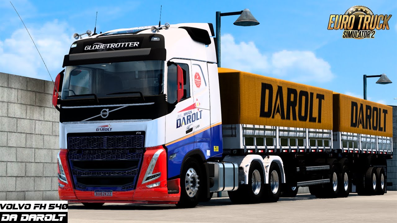 VOLVO FH 540 NO 7 EIXOS DOS IRMAOS DAROLT - ETS2 1.46 - YouTube
