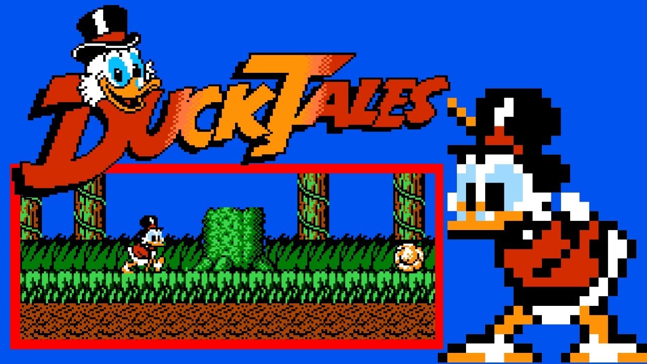 DuckTales (NES) video game | full game (best ending) completion session ...