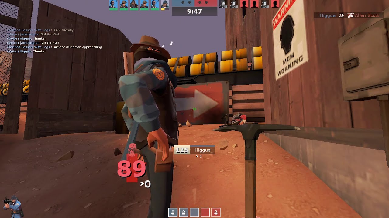 [TF2] Watch three virgins spinbot in valve competitive - YouTube