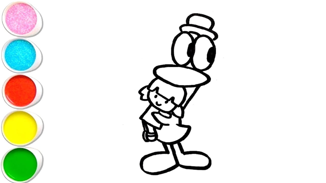 Draw and Color Pocoyo and Pato 👶 ️🦆 Drawings For Kids 🌈| photo shoot📷 📷 ...