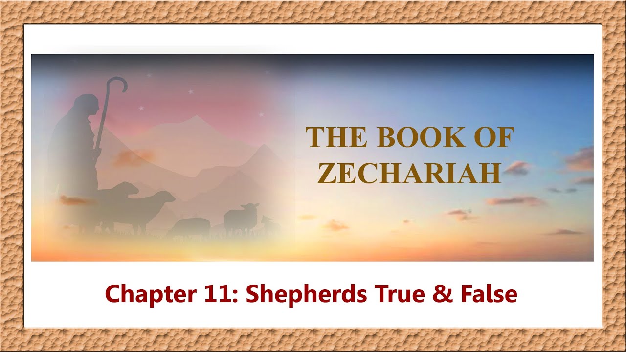 Book of Zechariah Chapter 11: Shepherds - True & False - YouTube