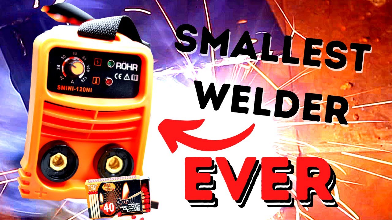 The smallest welder machine unboxing and testing - YouTube