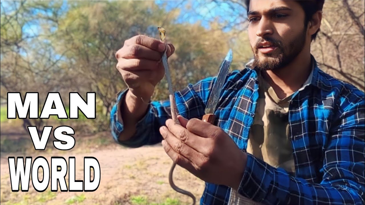 survive in the forest man vs world with Jani brand snack - YouTube