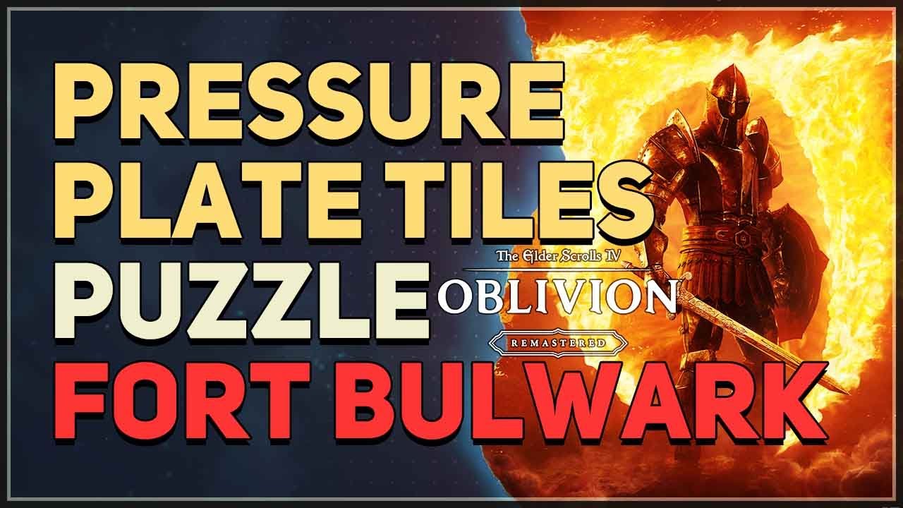 Fort Bulwark Pressure Plate Tiles Puzzle The Elder Scrolls 4 Oblivion ...